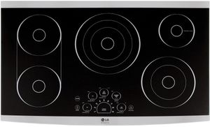 LSCE365ST LG Studio 36" Radiant Cooktop with Smoothtouch Controls ...