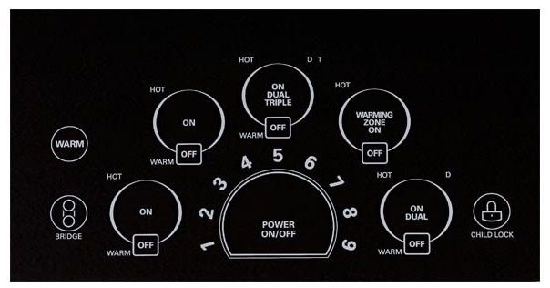LSCE365ST LG Studio 36" Radiant Cooktop with Smoothtouch Controls ...