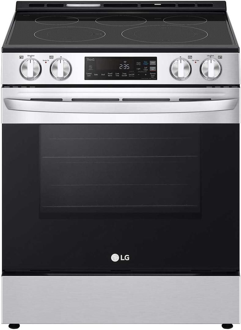 LSEL6331F LG 30" Smart Wi-Fi Enabled Electric Slide In Range with ...