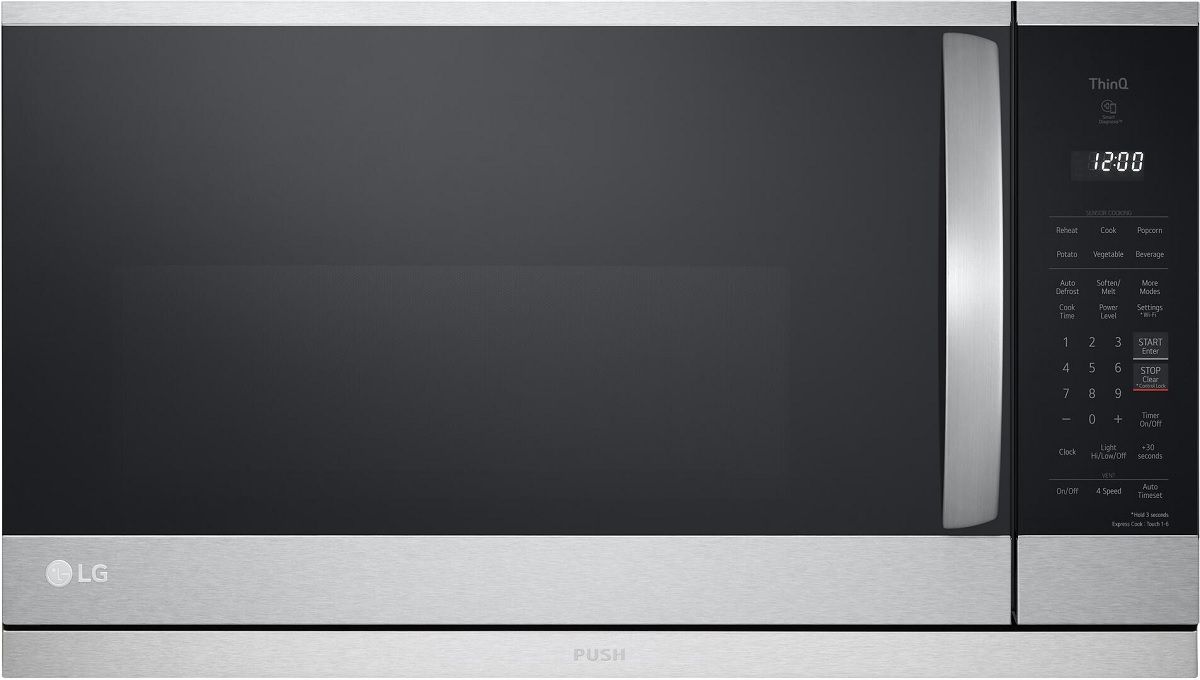 MVEL2125F LG 30" 2.1 cu ft WiFi Enabled Over the Range Microwave ...