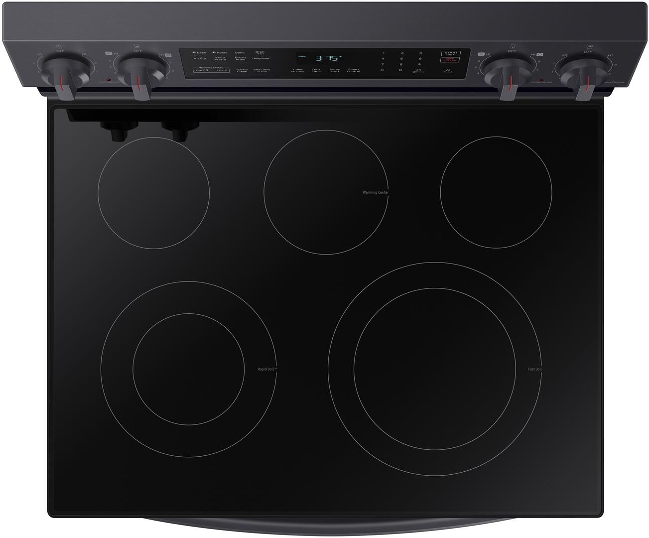 NE63A6511SG Samsung 30" Smart Electric Convection Range with 5 Elements ...