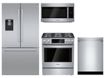 Package B2 - Bosch Appliance - 4 Piece Appliance Package with Gas Range ...