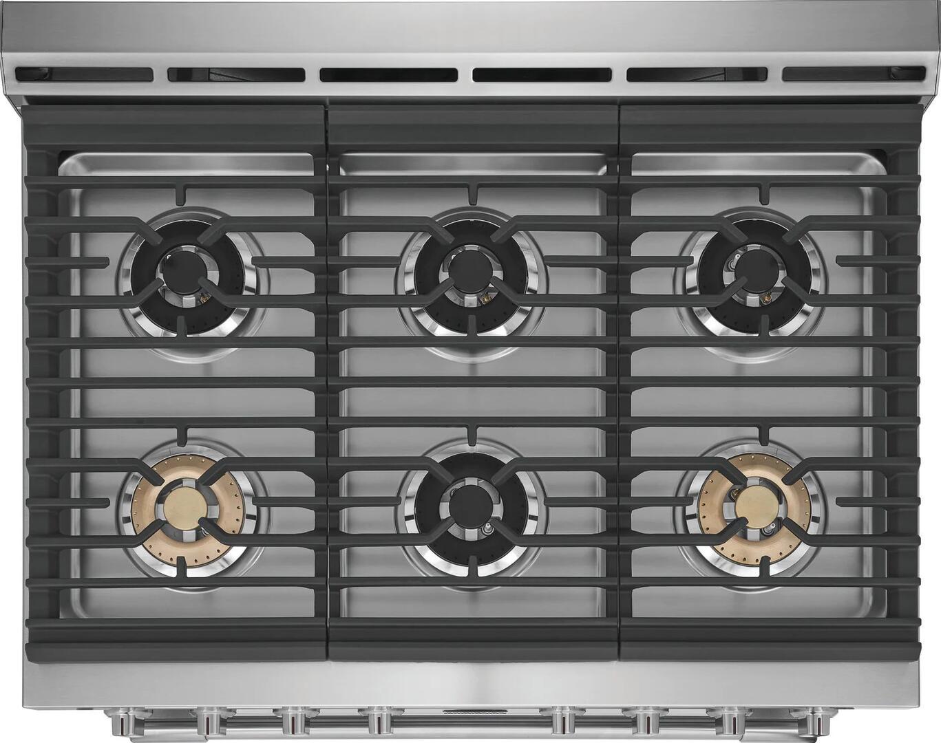 PCFG3670AF Frigidaire Professional 36" Front Control Gas Range with 6 ...