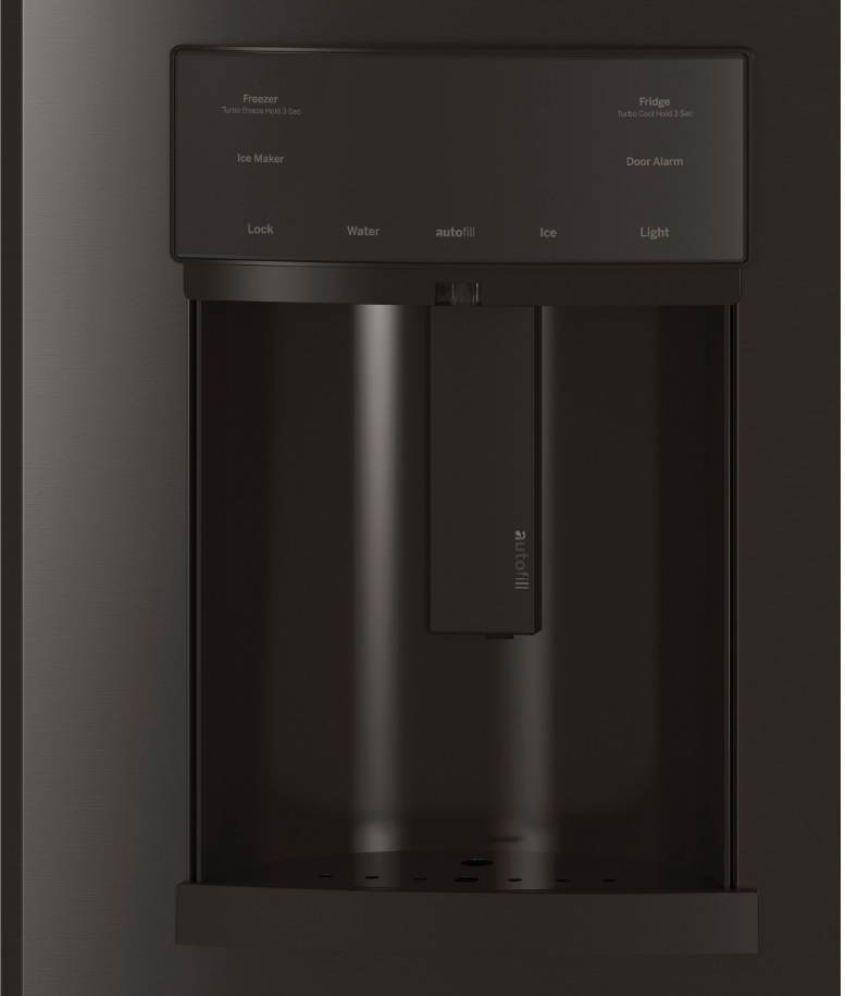 PFE28KBLTS GE Profile 36" 27.8 Cu. Ft. French Door Refrigerator - Black ...