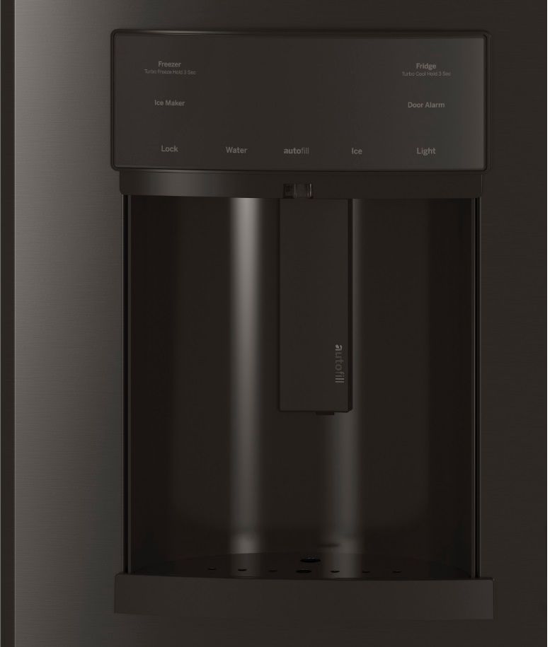 PFE28KBLTS GE Profile 36" 27.8 Cu. Ft. French Door Refrigerator - Black ...