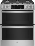 PGS960YPFS GE Profile 30" Smart Slide In Front Control Gas Double Oven ...