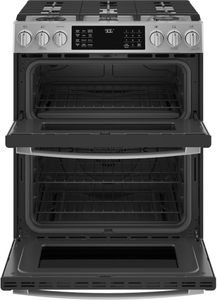 PGS960YPFS GE Profile 30" Smart Slide In Front Control Gas Double Oven ...