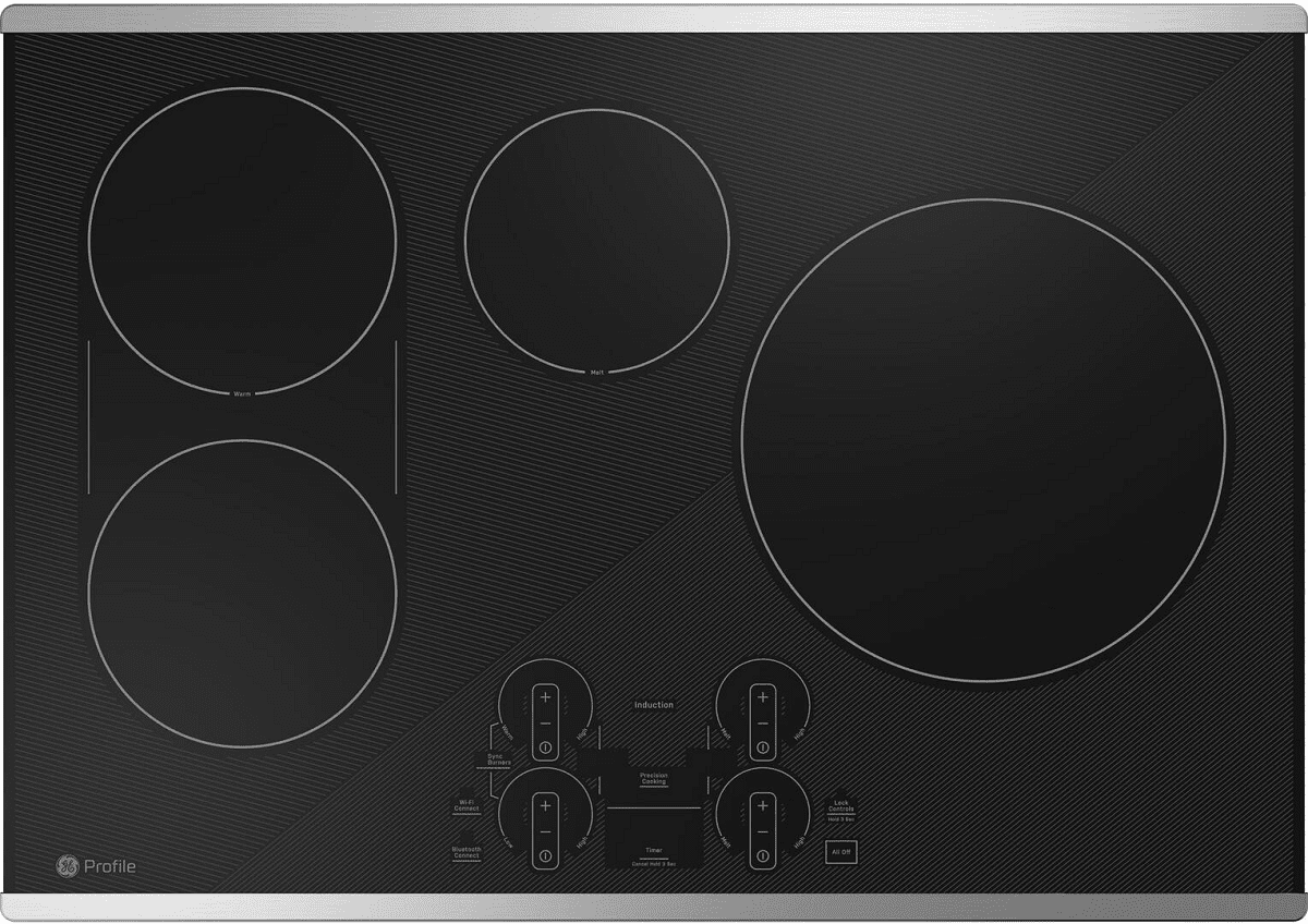 PHP9030STSS GE Profile 30" ADA Compliant Wifi Enabled Induction Cooktop ...