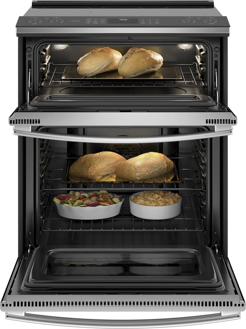PS960YPFS GE Profile 30" Smart Slide-In Double Oven Electric Range ...