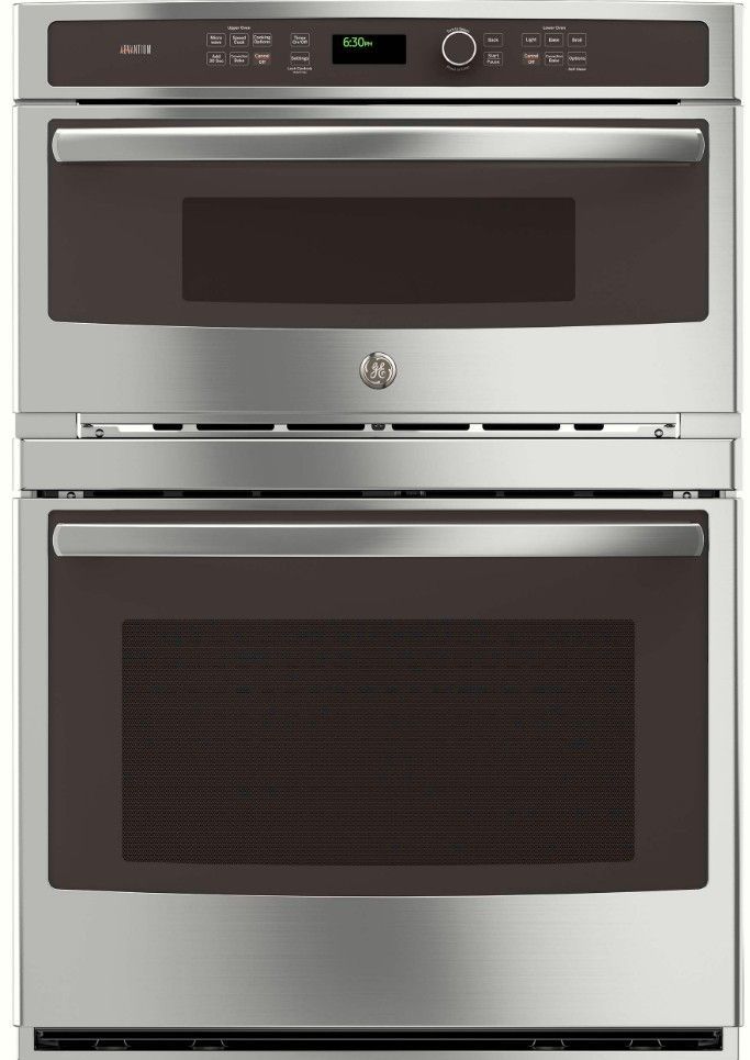 PT9800SHSS GE Profile Series 30 in. Combination Double Wall Oven with ...