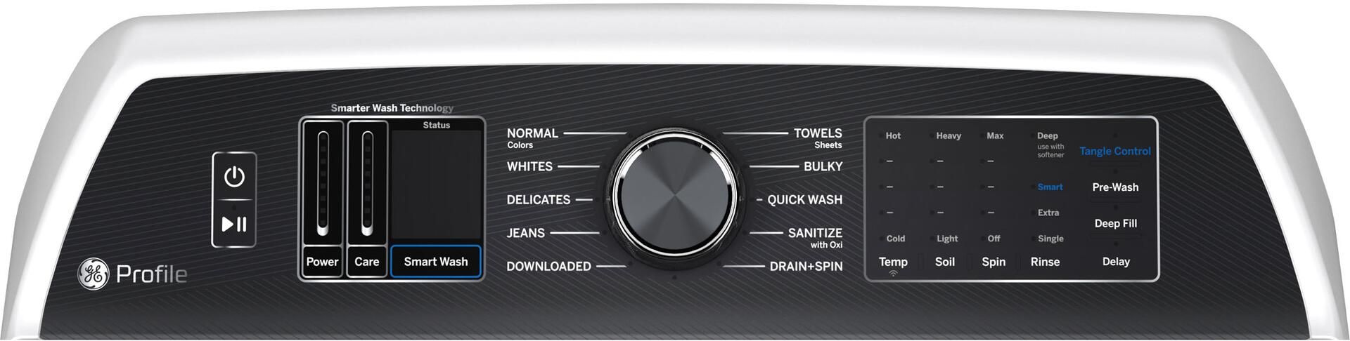 PTW700BSTWS GE Profile 28" 5.4 cu ft Smart Top Load Washer with ...
