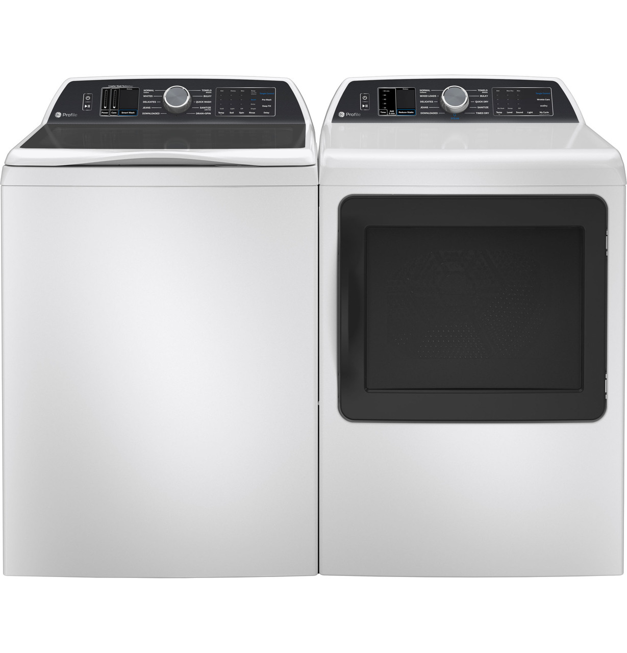 PTW705BSTWS GE Profile 28" 5.3 cu ft Smart Top Load Washer with ...