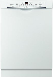 SHE3AR72UC Bosch Ascenta Series 24" Recessed Handle Dishwasher - White