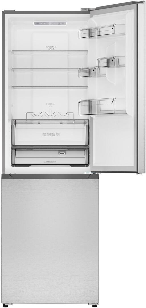 SJB1255GS Sharp 24" 11.5 cu ft Counter Depth Bottom Mount Refrigerator ...