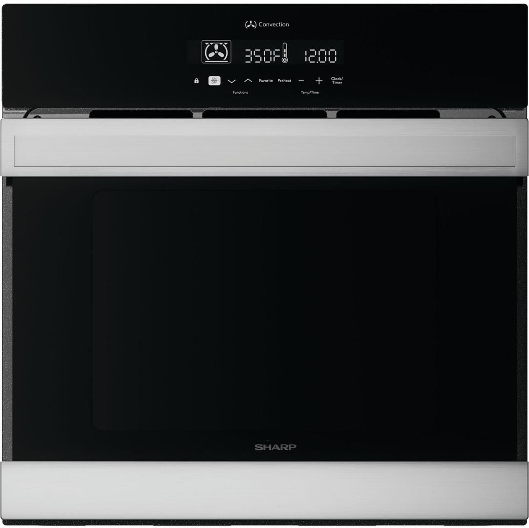 SWA2450GS Sharp 24" Electric Convection Single Wall Oven - Stainless Steel