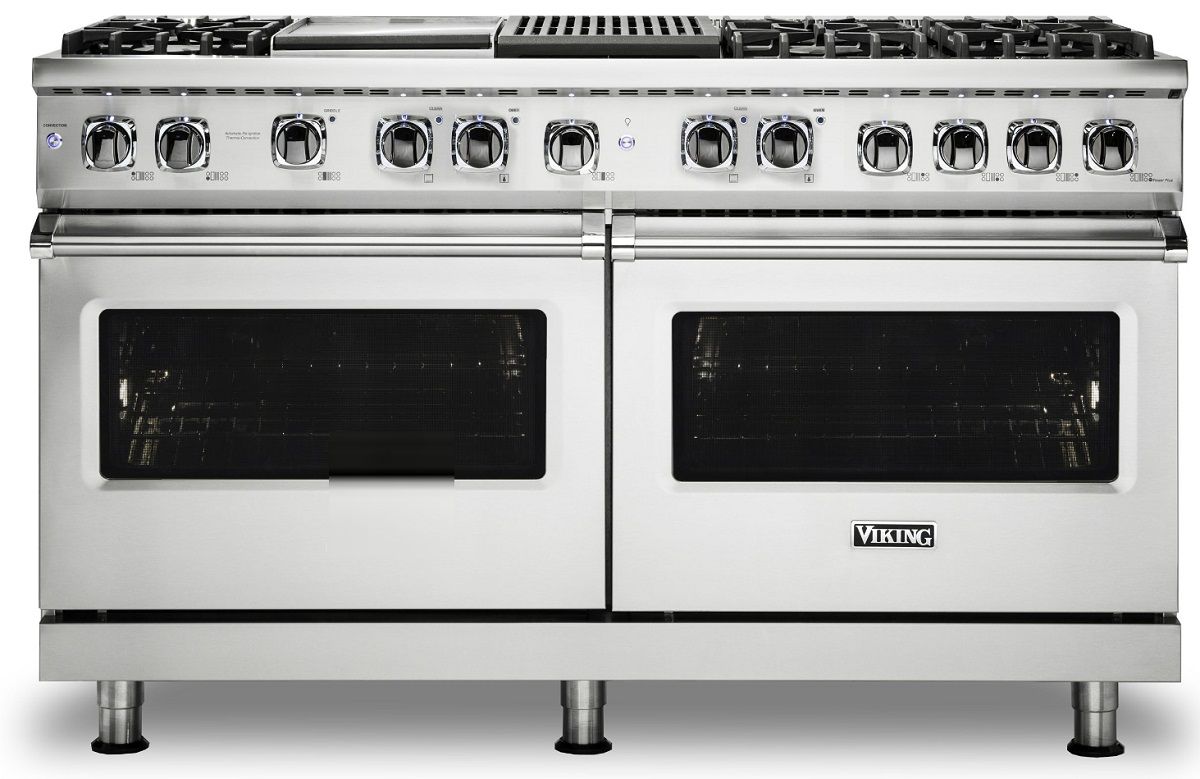 VGR5606GQSS Viking 60" Professional 5 Series Freestanding 6 Sealed ...
