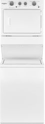 WET4027HW Whirlpool 27" Stacked Laundry Center Washer + Electric Dryer ...