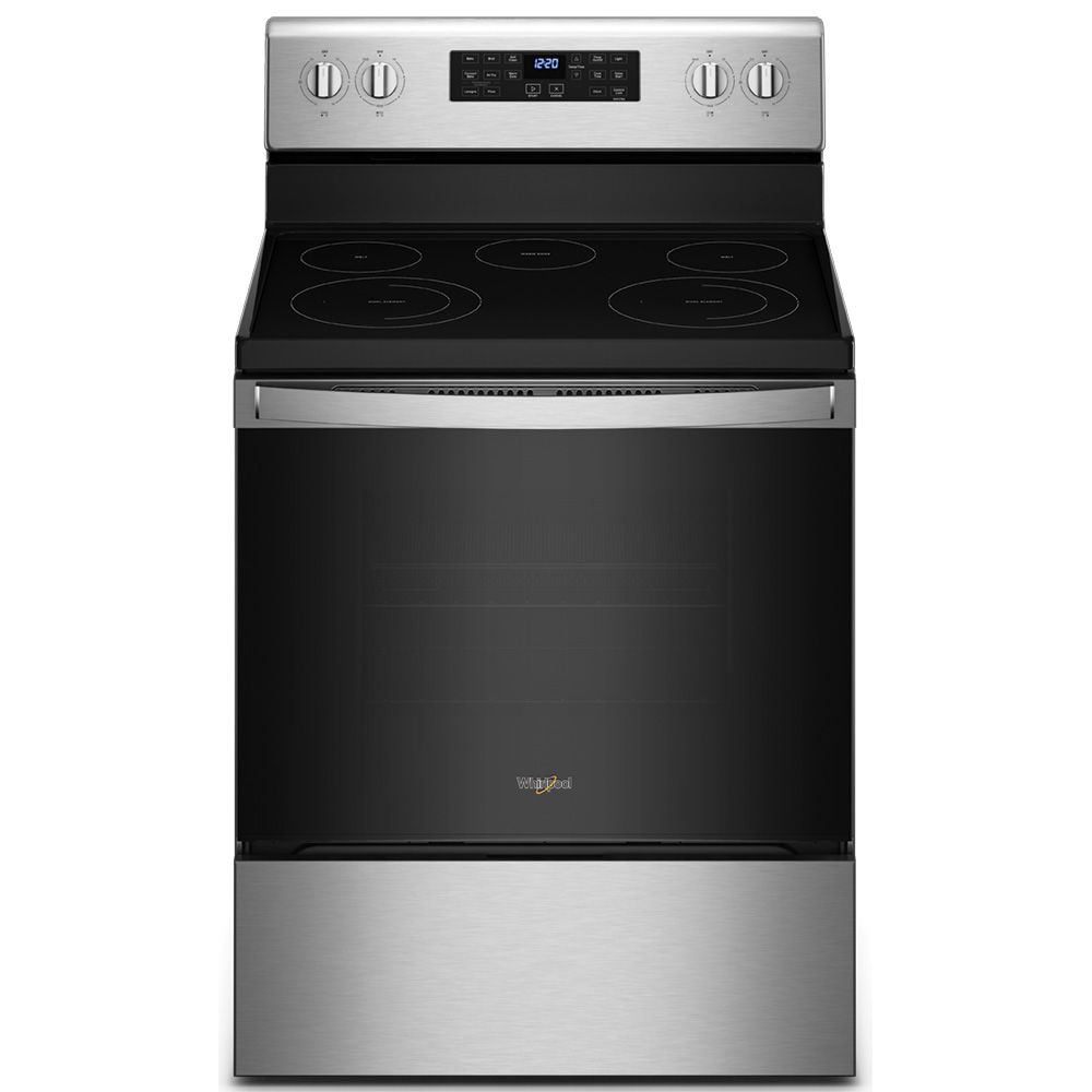 WFE535S0LS Whirlpool 30" Electric Range with 5 Elements and 5 in 1 Air ...