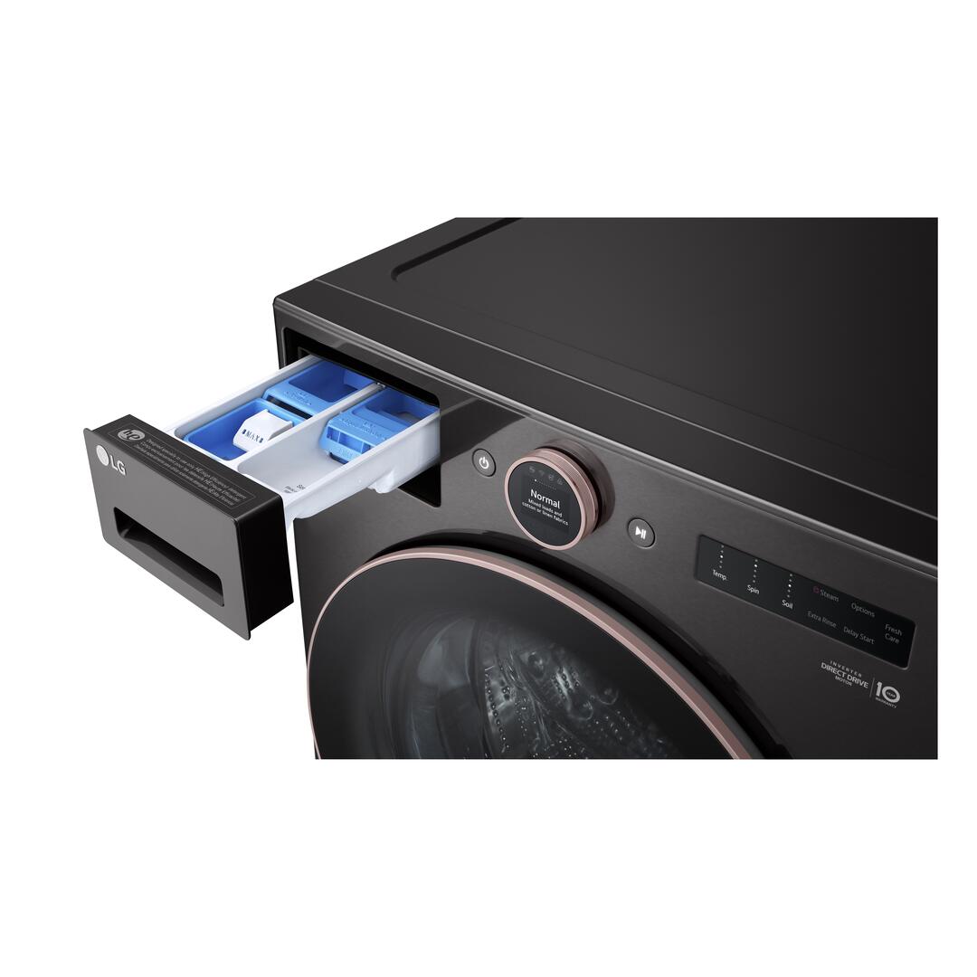 WM6500HBA LG 27" 5.0 cu. Ft. Ultra Large Capacity Front Load Washer ...