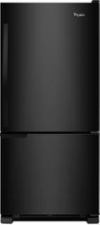 WRB119WFBB Whirlpool 19 cu. ft. Bottom-Freezer Refrigerator with LED ...