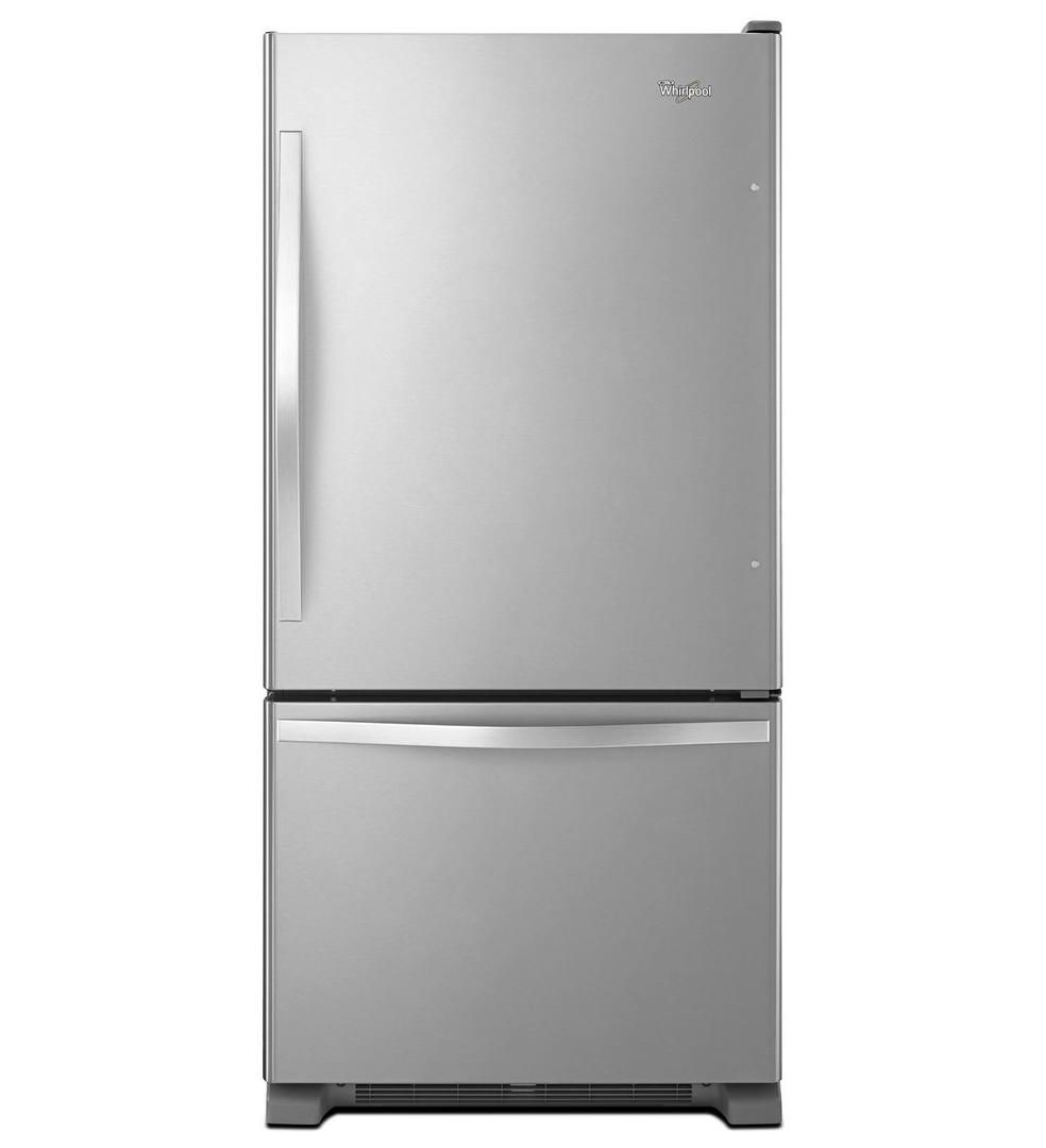 WRB322DMBM Whirlpool 33" 22 cu. ft. Bottom-Freezer Refrigerator with ...