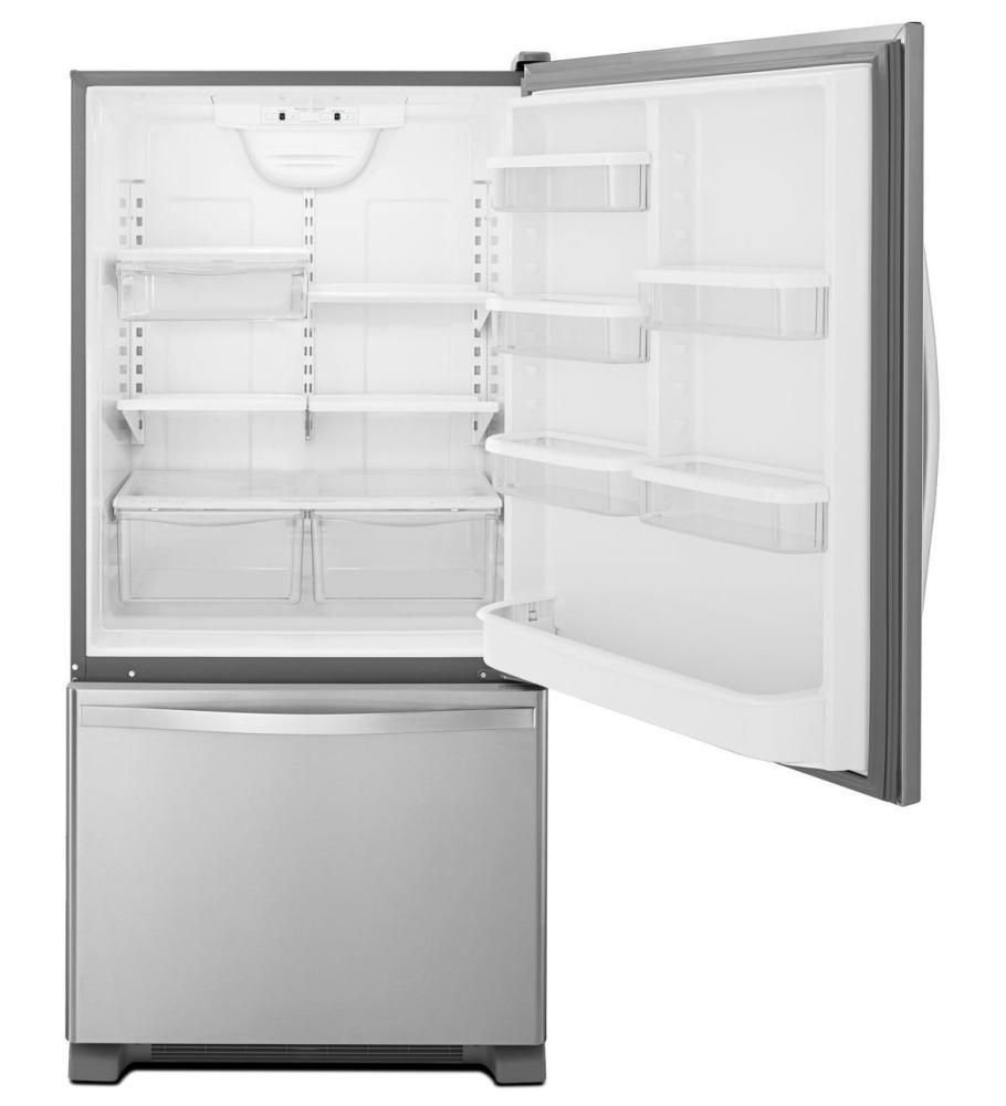 WRB322DMBM Whirlpool 33" 22 cu. ft. Bottom-Freezer Refrigerator with ...