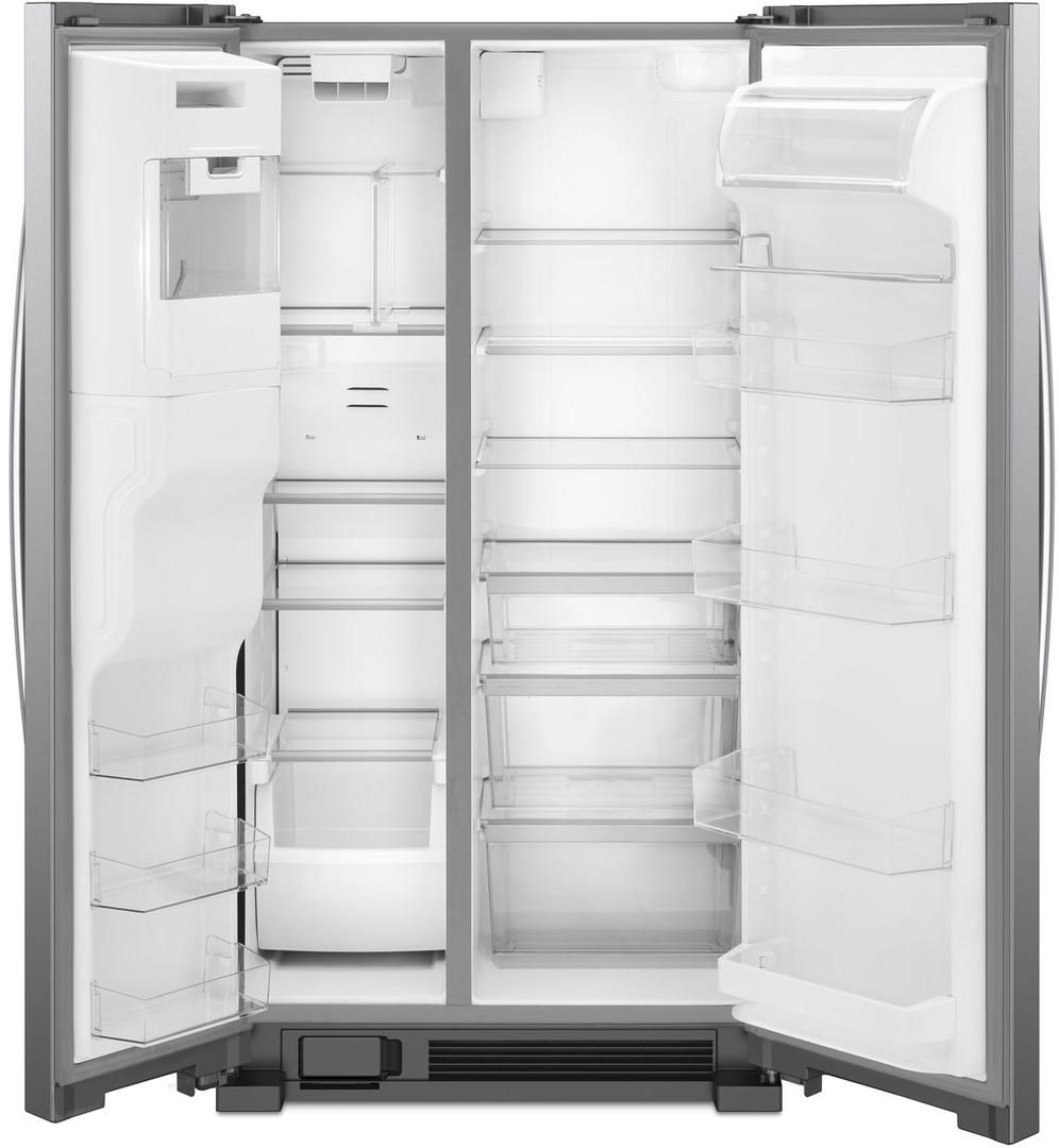 WRS555SIHZ Whirlpool 36" 25 Cu. Ft. Capacity Side-By-Side Refrigerator ...