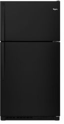 WRT311FZDB Whirlpool 33" Wide Top-Freezer Refrigerator - Black