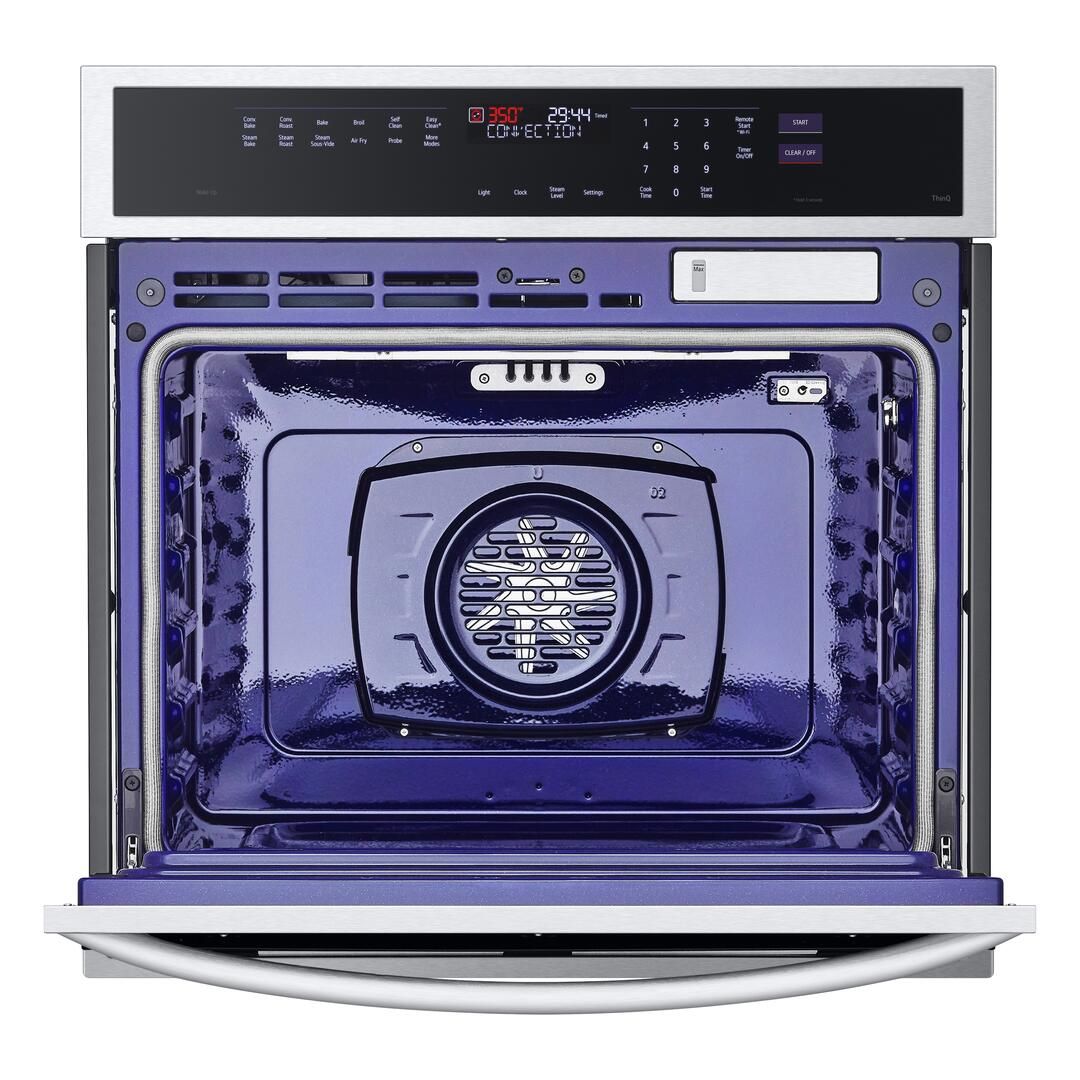 WSEP4727F LG 30" 4.7 cu. Ft. Smart WiFi Enabled Single Wall Oven with ...