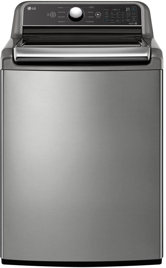WT7405CV LG 27" 5.3 cu.ft. Mega Capacity Top Load Washer with 4 Way ...