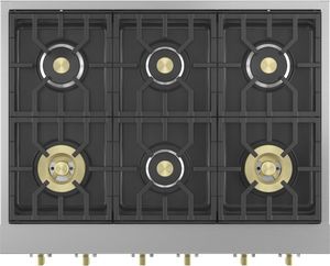 ZGU366NTSS Monogram 36" Professional Gas Rangetop with 6 Burners ...