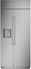 ZISS360DNSS Monogram 36" Built-In Side-by-Side Refrigerator with LED ...
