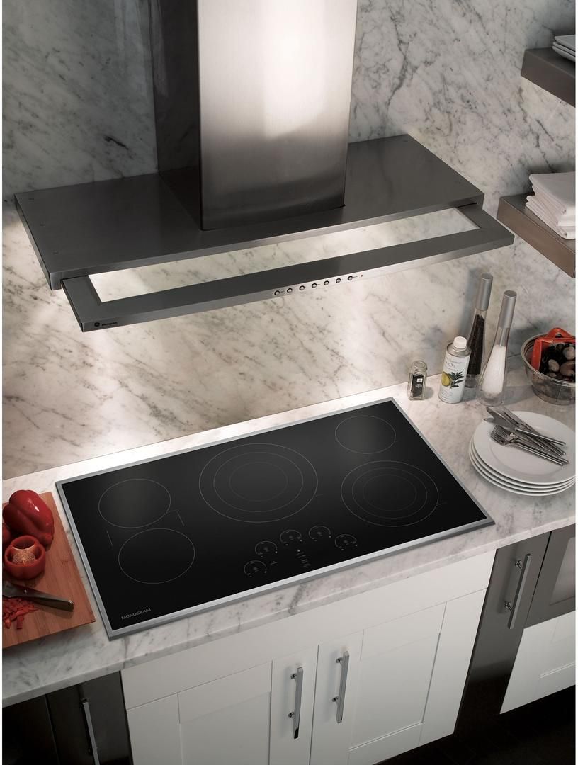 ZV800SJSS Monogram 36" Slide-Out Retractable Canopy Wall Mount Hood ...