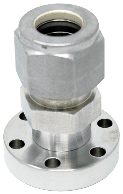 133xSWG-50 1.33" OD Conflat Flange to 1/2" Swagelok