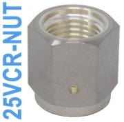 1/4" Female VCR Style Nut (25VCR-NUT)