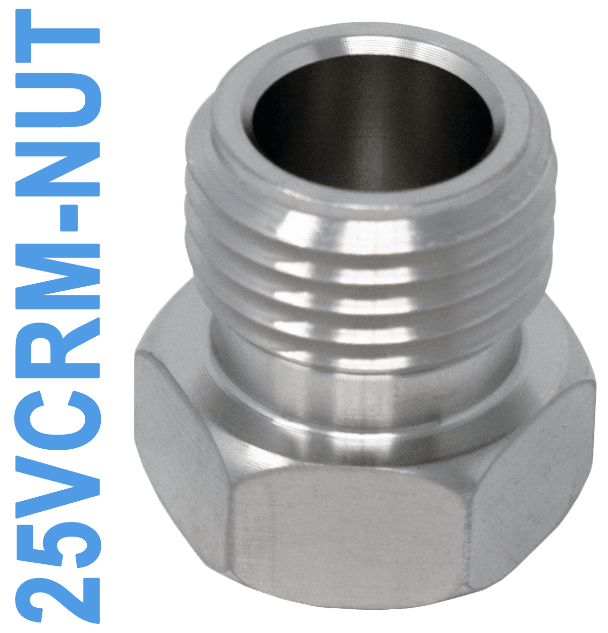 1/4" Male VCR Style Nut (25VCRM-NUT)