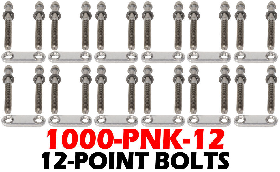 12-Point Bolt Kit Plate-Nuts & Washers Fits: 10" OD Conflat Clearance ...