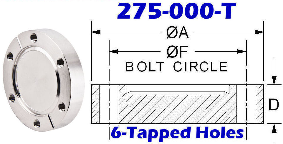 2.75" OD Conflat BLANK (275-000-T)