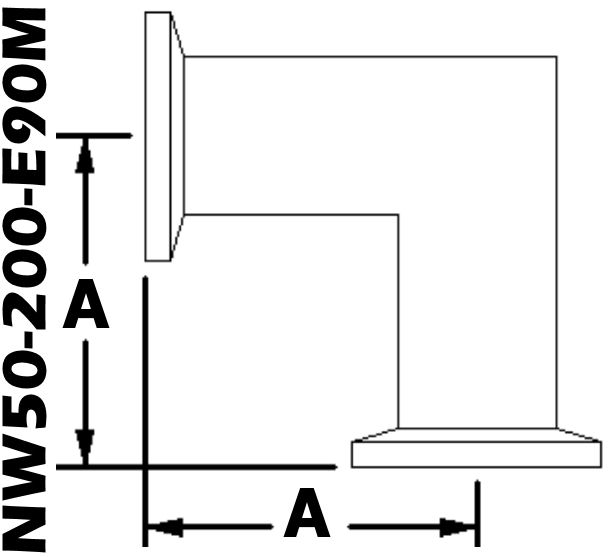 90° Mitered Elbow, NW50 (NW50-200-E90M)