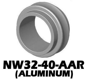 Aluminum Adaptive Centering Ring NW32 to NW40 (NW32-40-AAR)