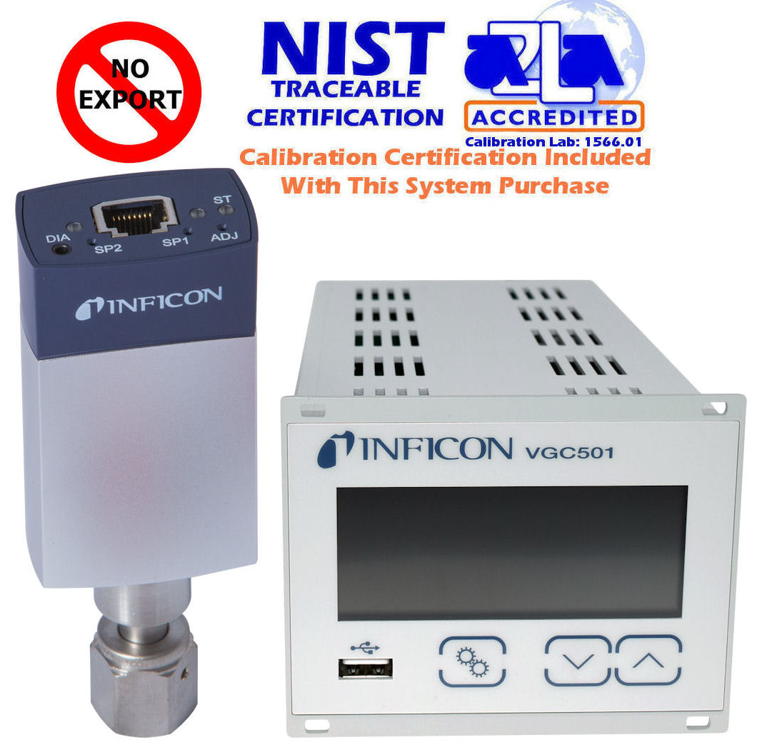 CDG & Pirani Combo Gauge System VGC501-PCG550-S-25VCRF