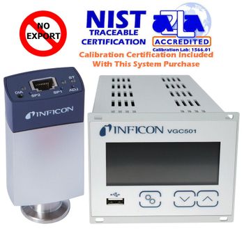 CDG & Pirani Combo Gauge System VGC501-PCG550-S-NW16