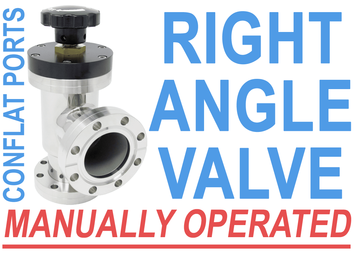 Conflat Right Angle Valves Manually Operated