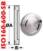 ISO160 Stainless Blank (ISO160-600-SB)