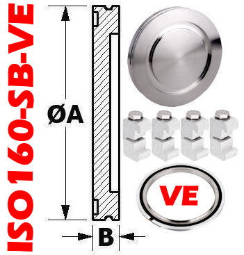 ISO160 Stainless Blank (ISO160-SB-VE)