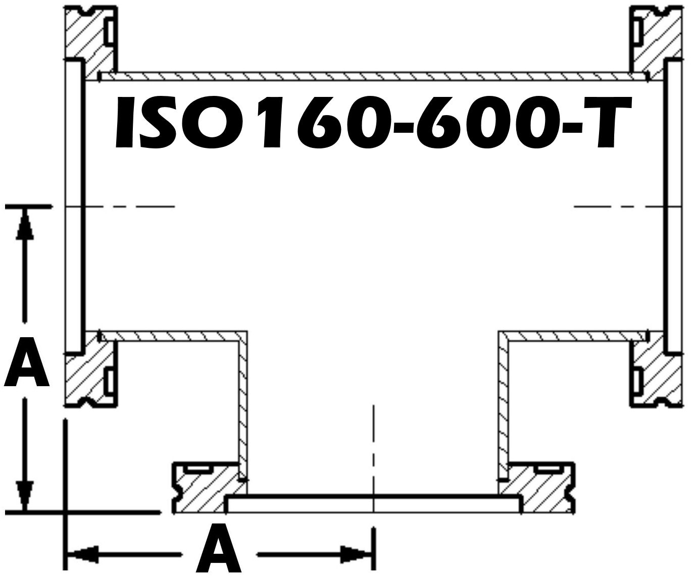 ISO160 Tee (ISO160-600-T)