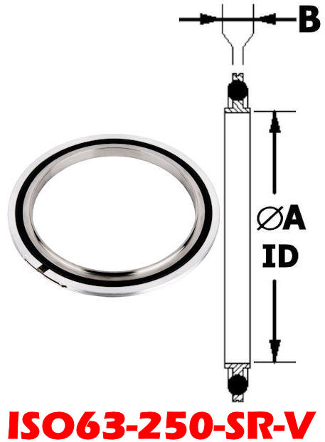 ISO63 Centering Ring (ISO63-250-SR-V)