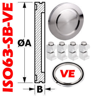 ISO63 Stainless Blank (ISO63-SB-VE)