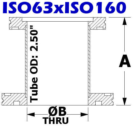 Straight Reducing Nipple (ISO63xISO160)
