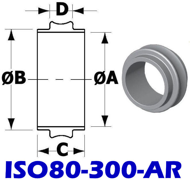 ISO80 Centering Ring (Aluminum) Without O-Ring ISO80-300-AR
